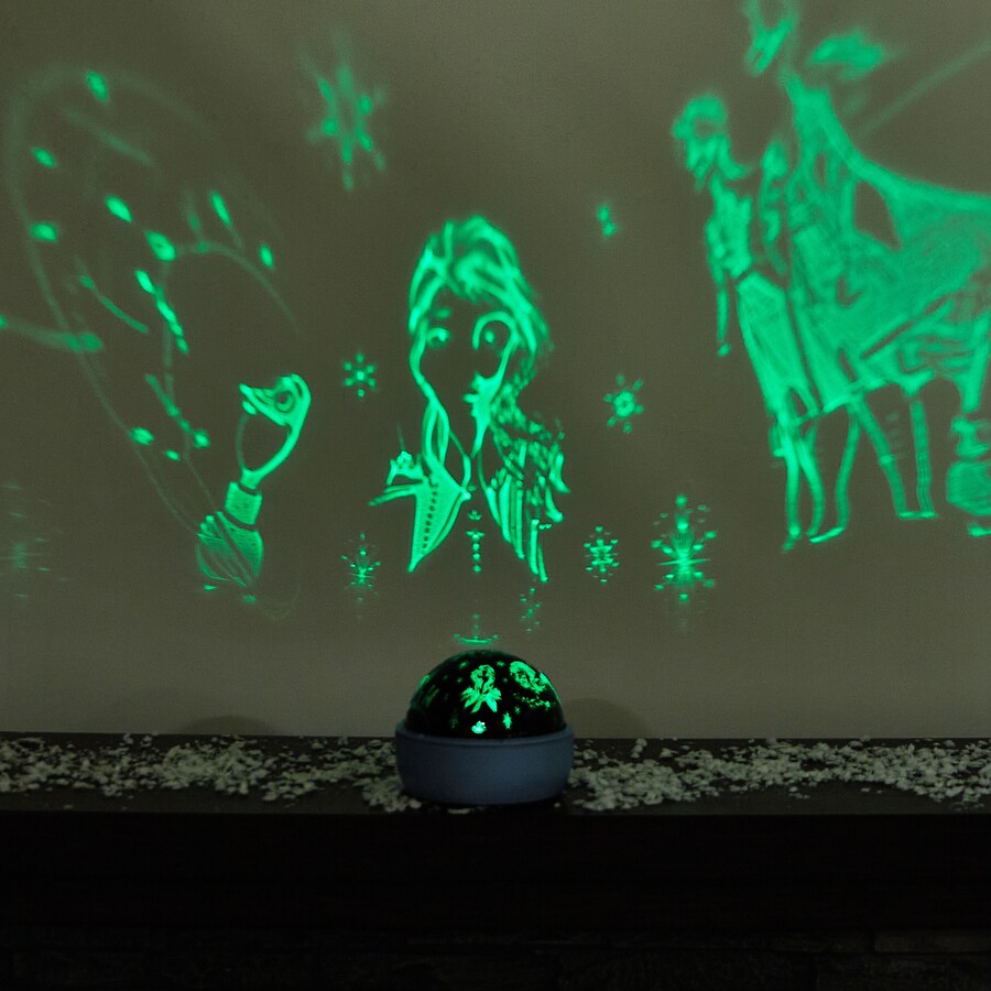 Disney Swirling Blue/Green LED Frozen Christmas Indoor Light Show ...