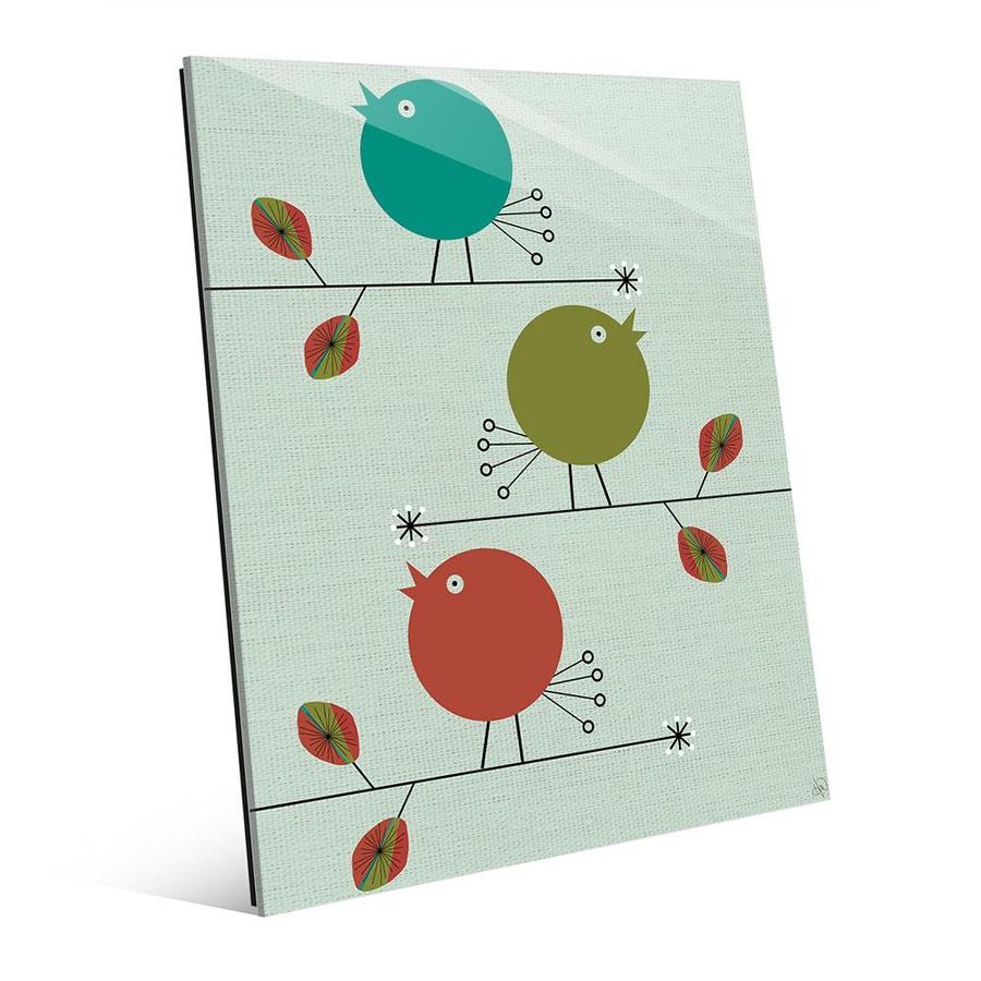 Creative Gallery Graphic Retro Birds Print at Lowes.com