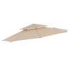 Garden Treasures 11-ft Offset Umb. Replacement Canopy-Tan at Lowes.com