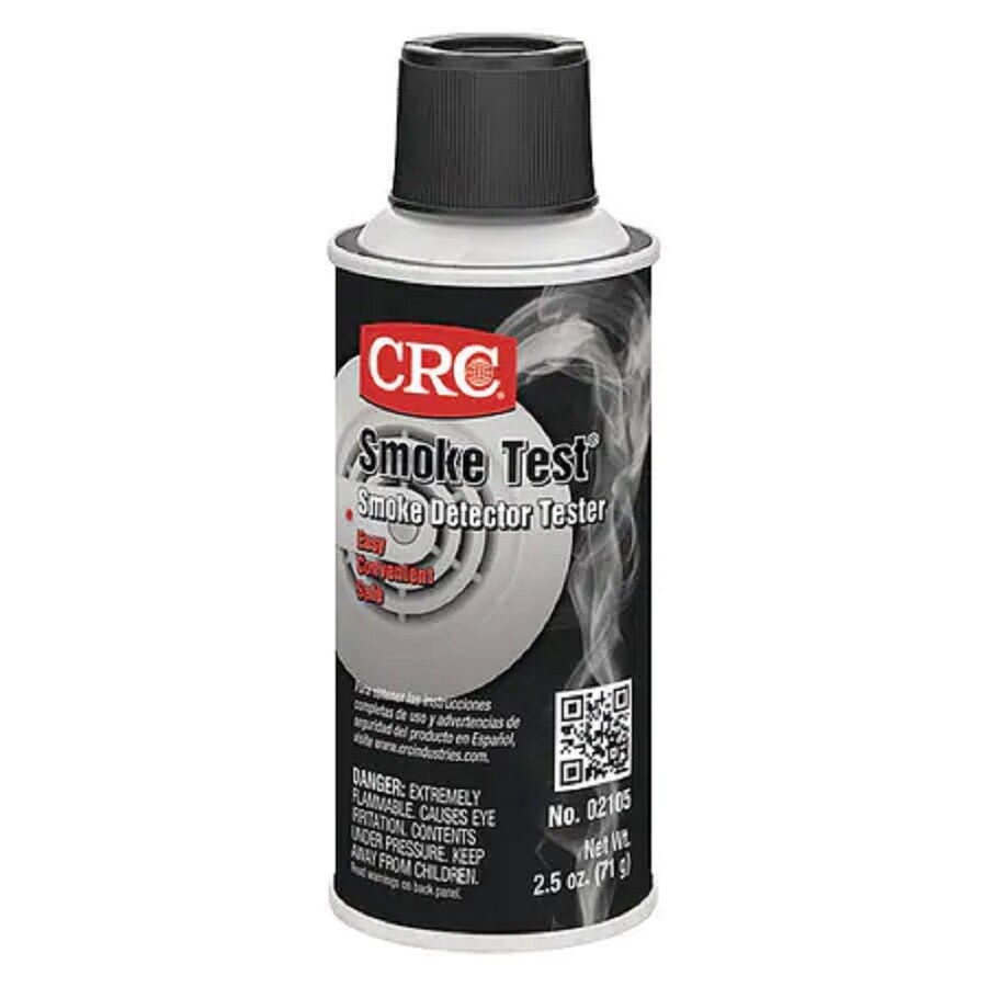 CRC Smoke Test, Smoke Alarm Tester, 2.5 Ounce Aerosol in the Safety ...