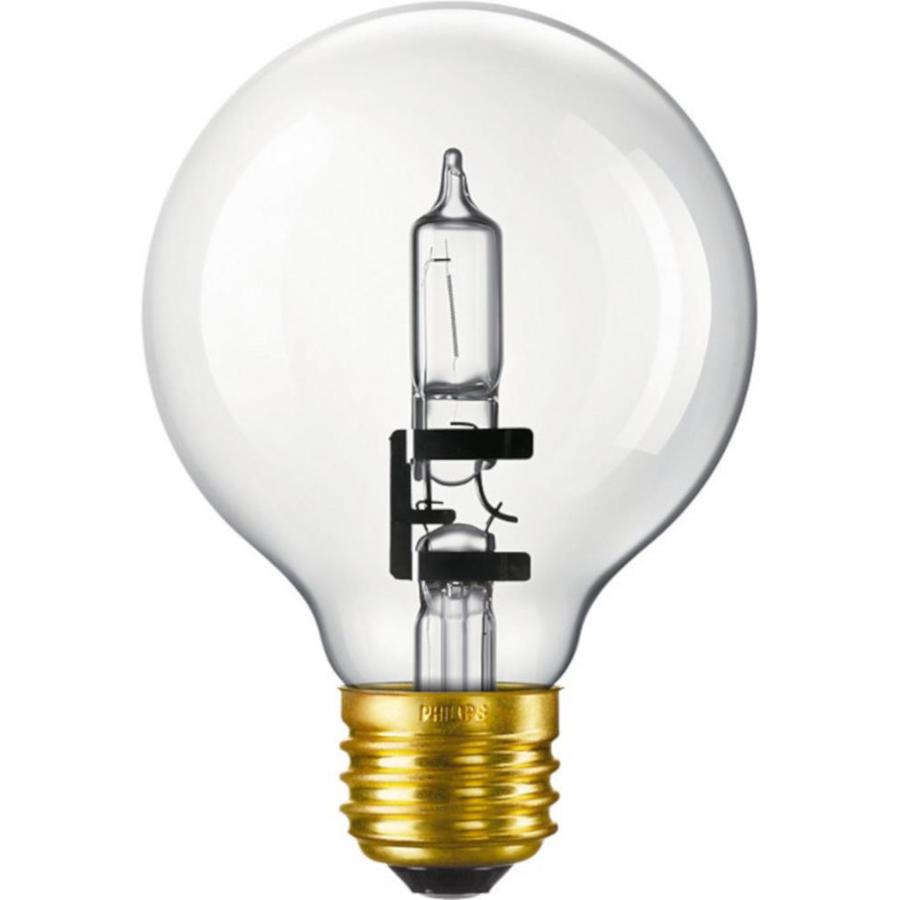 Philips 60 -Watt EQ G25 Warm white Medium base (E-26) Dimmable ...