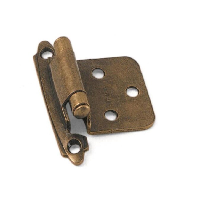 2-Pack Antique Brass Self-Closing Soft Close Self-Closing Cabinet Hinge ... 2-Pack Antique Brass Self-Closing Soft Close Self-Closing Cabinet Hinge ...