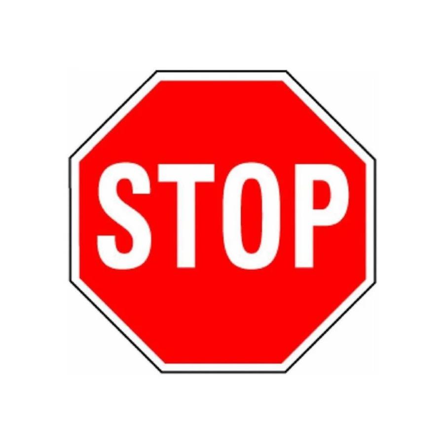 Hy-Ko Products Stop Sign, 24-in Diameter Metal, Sold Each in the Signs ...