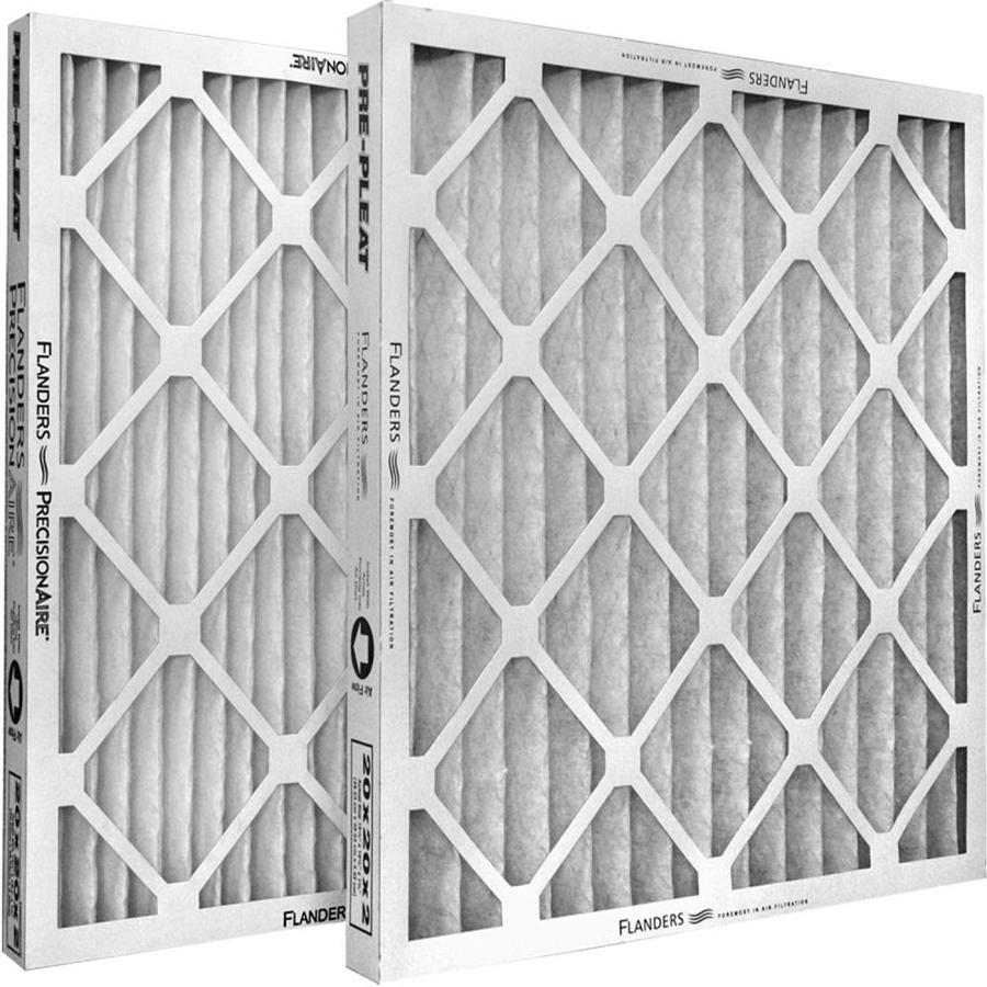Flanders 16X16X1 Pleated AC Filter MERV8 (Case of 12) in the Air Filter ...