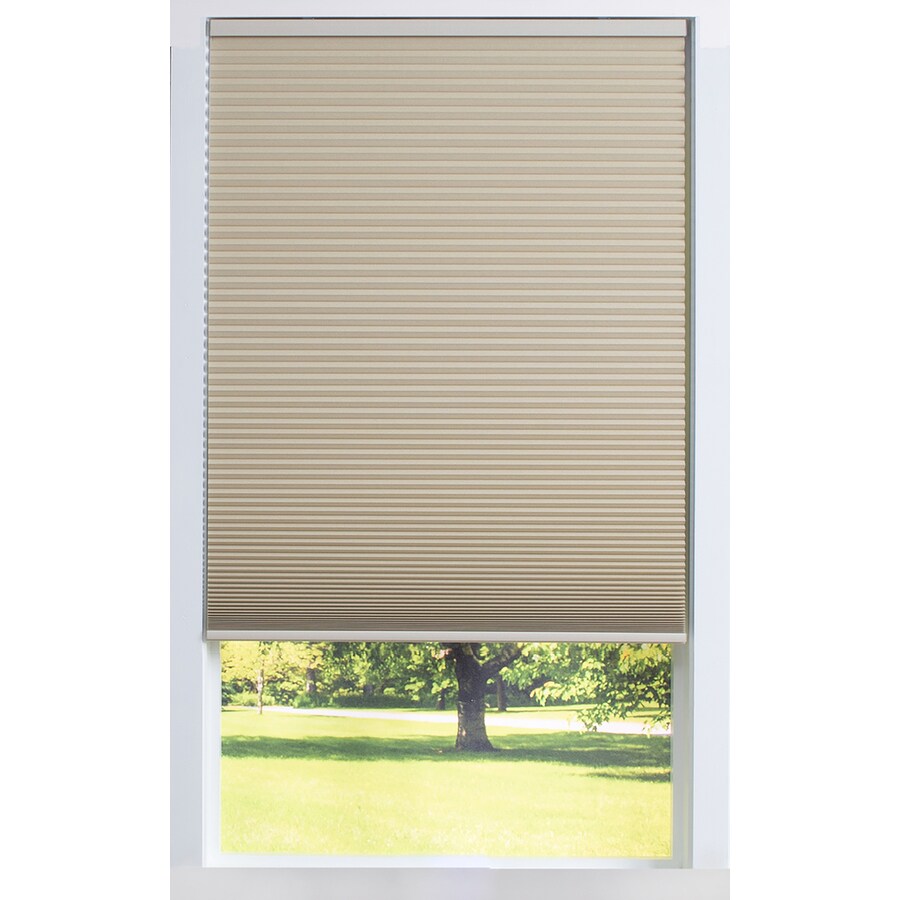 allen + roth 1.5-in RPET Blackout Cellular Shade, Alabaster, 65x84 in ...