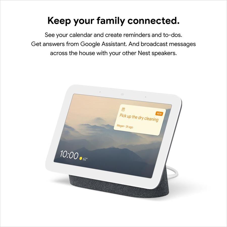 Google Google Nest Hub 2Nd Gen Smart Home Speaker and 7 inch Display ...