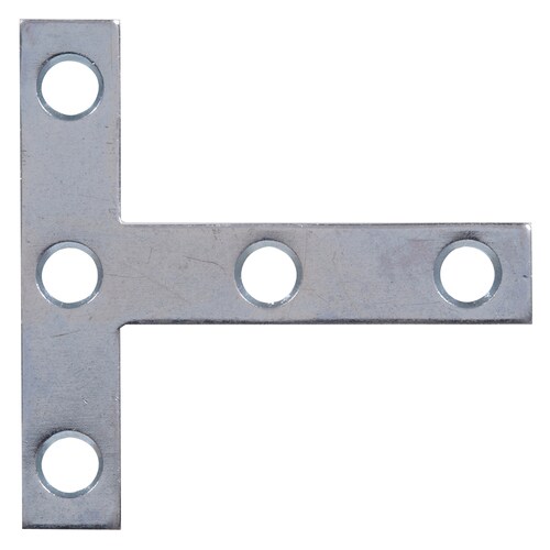 Hillman 3-in x 3-in Steel Flat Brace (5-Pack) in the Angles, Brackets ...