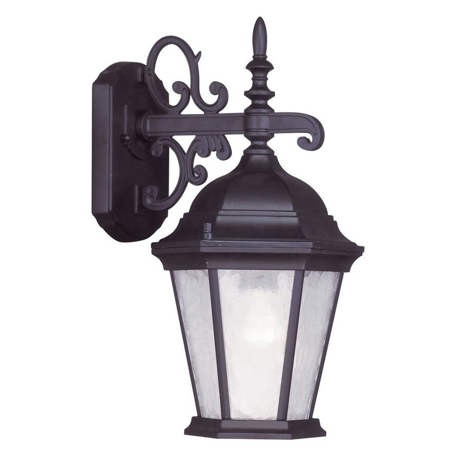 Livex Lighting Hamilton 20-in Weathered Brick Outdoor Wall Light at ...