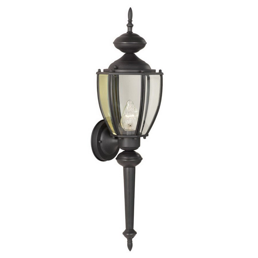 Thomas Lighting Park Avenue 24-in Black Outdoor Wall Light at Lowes.com