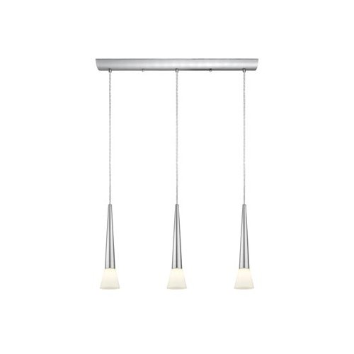 EGLO Legnano 4.5-in W 3-Light Matte Nickel Kitchen Island Light with ...