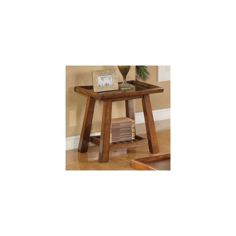 Steve Silver Company Noma Cherry Rectangular End Table at Lowes.com