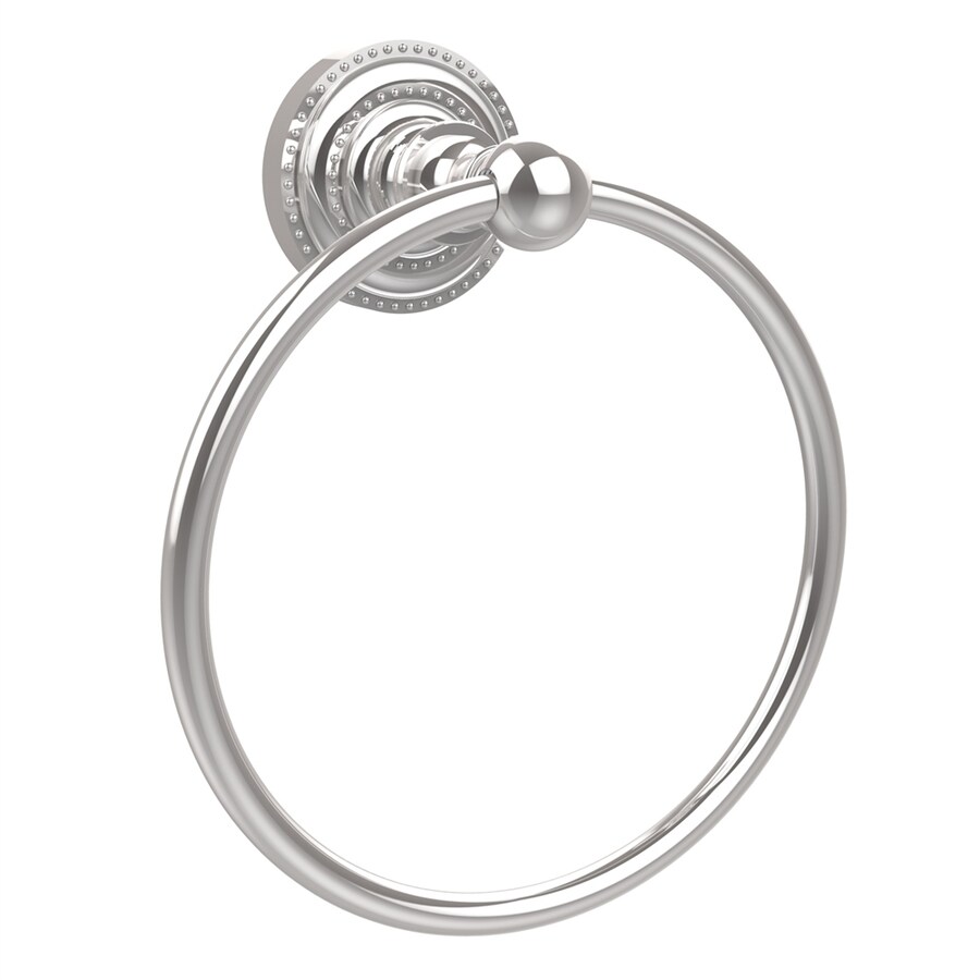 Allied Brass Dottingham Polished Chrome Wall Mount Towel Ring at Lowes.com