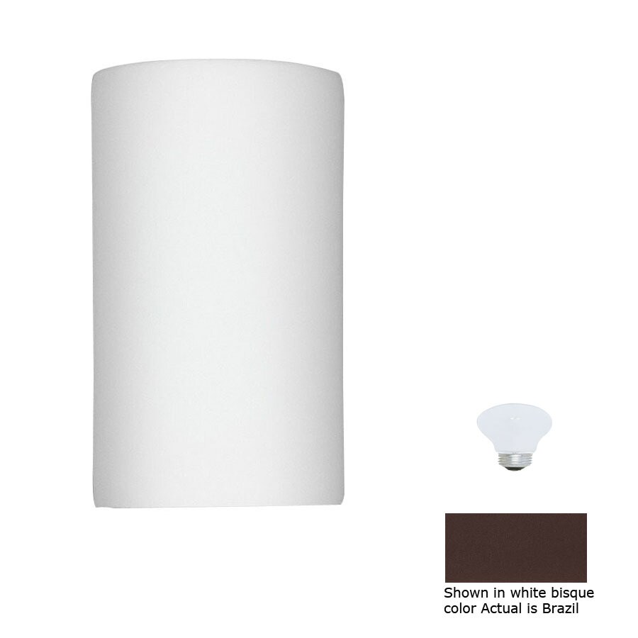 A-19 Islands of Light 19-in Brazil Nut Outdoor Wall Light at Lowes.com
