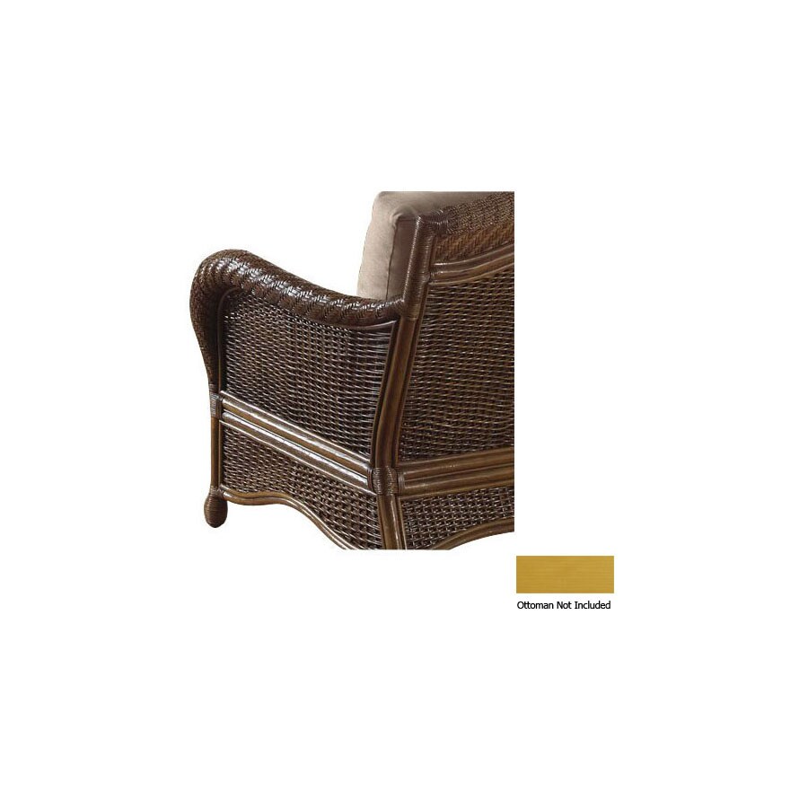 Hospitality Rattan Turks Bay Antique Accent Chair at Lowes.com