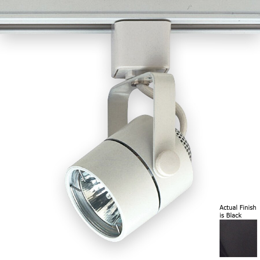 PLC Lighting 1-Light Dimmable Black Flat Back Linear Track Lighting ...