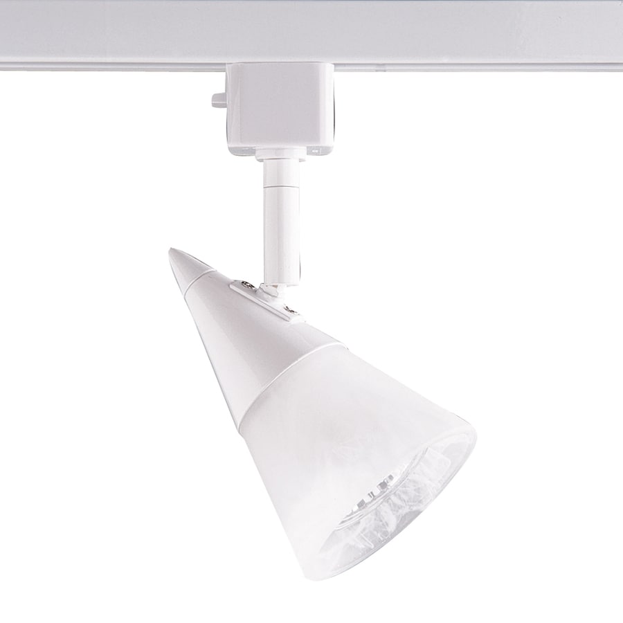 Kendal Lighting 1-Light Dimmable White Step Linear Track Lighting Head ...