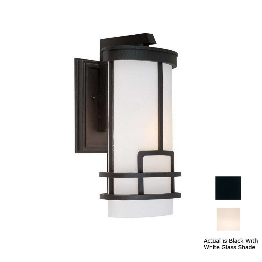 Artcraft Lighting Daytona 15-5/8-in Black Outdoor Wall Light at Lowes.com