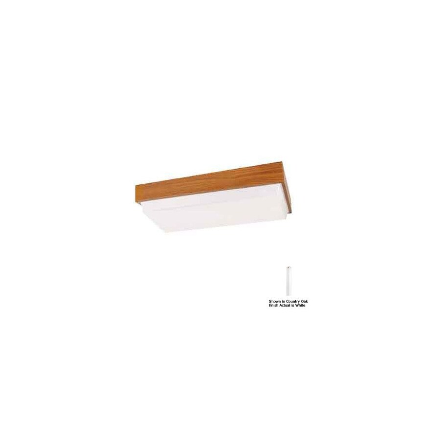 International Lighting 11-1/2-in White Ceiling Flush Mount at Lowes.com