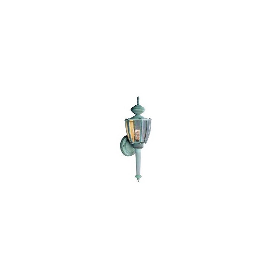 Volume International 18-3/4-in Verde Green Outdoor Wall Light at Lowes.com