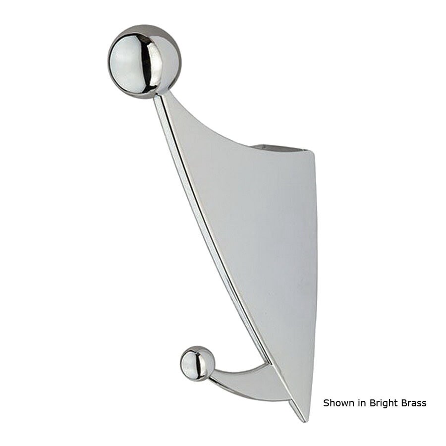 Siro Designs Streamline 2-Hook Bright Chrome Robe Hook at Lowes.com