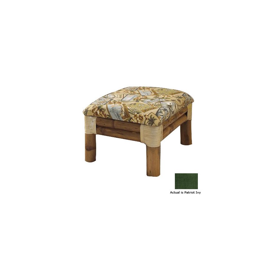 Hospitality Rattan Aloha Natural Rectangular Ottoman at Lowes.com