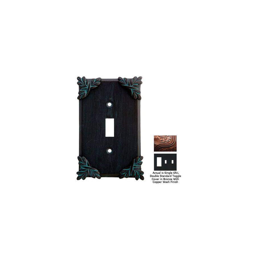 Anne at Home Sonnet 3-Gang Bronze with Copper Wash Combination Pewter ...