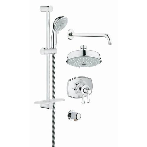GROHE GrohFlex Chrome 4-Spray Rain Dual Shower Head at Lowes.com GROHE GrohFlex Chrome 4-Spray Rain Dual Shower Head at Lowes.com