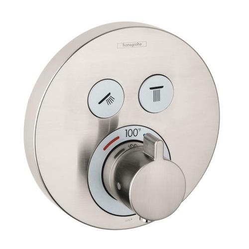 Hansgrohe Brushed Nickel Knob Shower Handle in the Shower Faucet ...