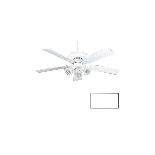 Nicor Lighting 52-in Aspen White Ceiling Fan with Light Kit in the ...