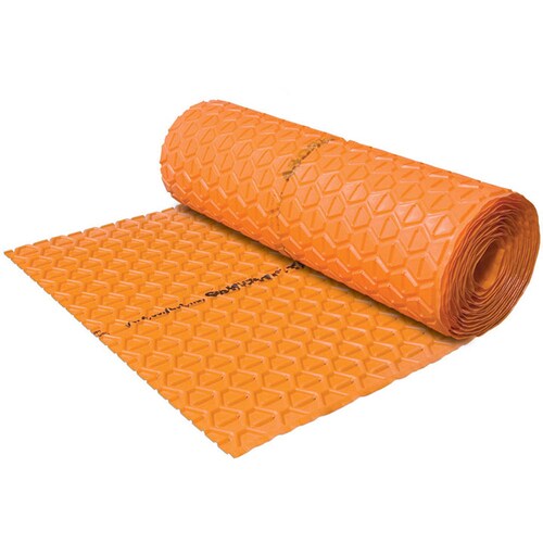 Schluter Systems Troba 215-sq ft Orange Plastic Waterproofing Tile ...