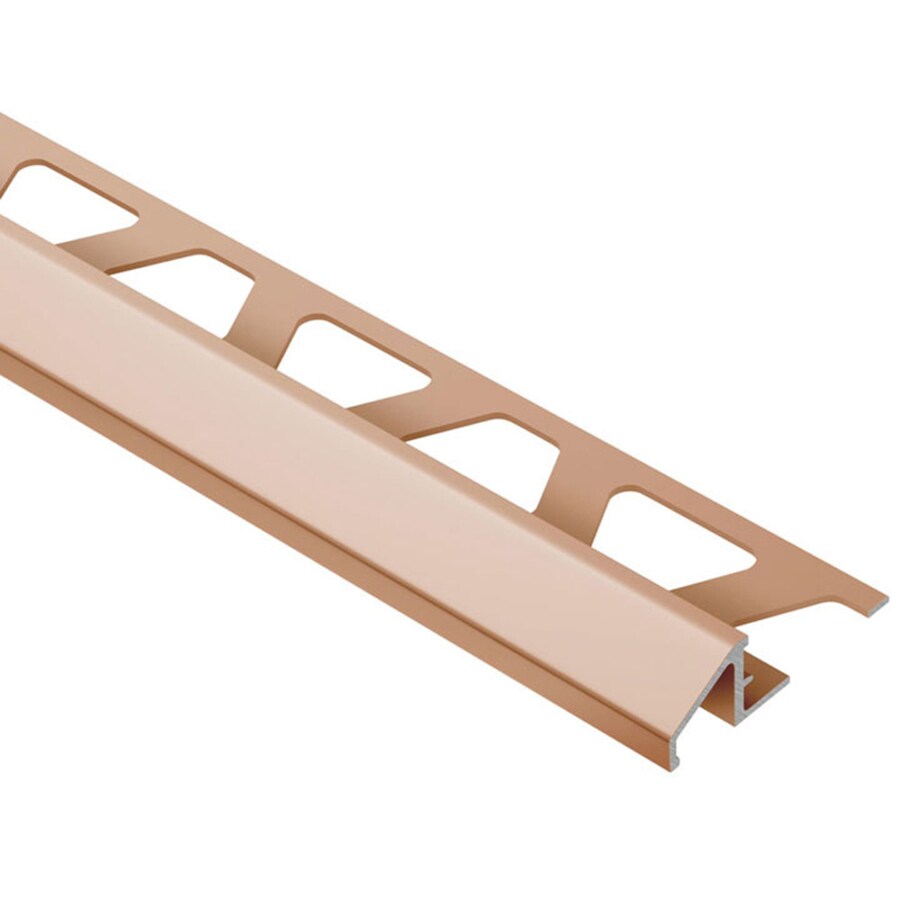 Schluter Systems Reno-U 0.313-in W x 98.5-in L Satin Copper Aluminum ...