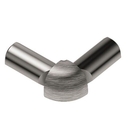 Schluter Systems Rondec 0.375-in W x 1-in L Brushed Nickel Aluminum ...