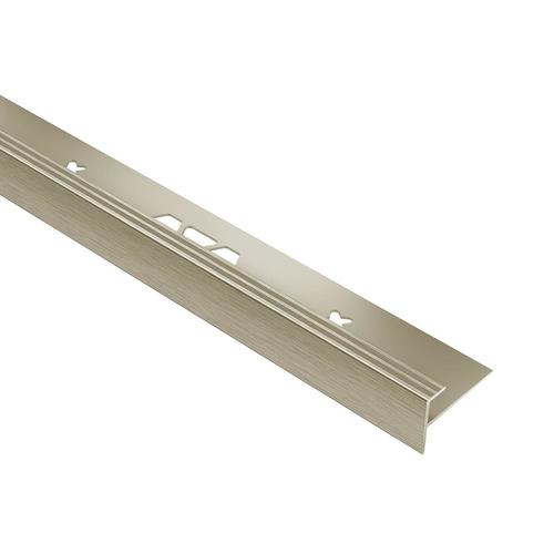 Schluter Systems 0.156-in x 98.5-in Brushed Nickel Anodized Aluminum ...