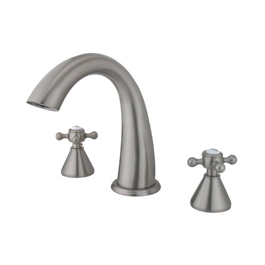 Elements of Design Satin Nickel 2-Handle Adjustable Deck Mount Bathtub ...