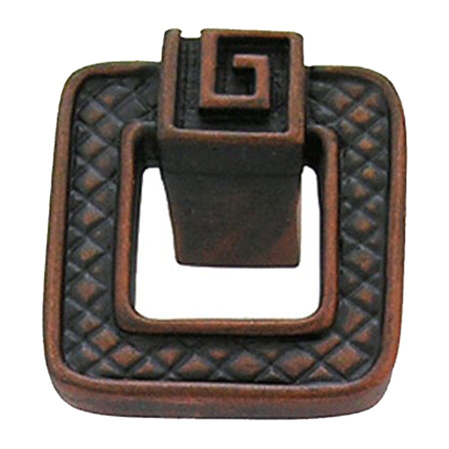 Anne at Home Greek Key Antique Copper Rectangular Cabinet Knob in the ...