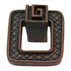 Anne at Home Greek Key Antique Copper Rectangular Cabinet Knob at Lowes.com