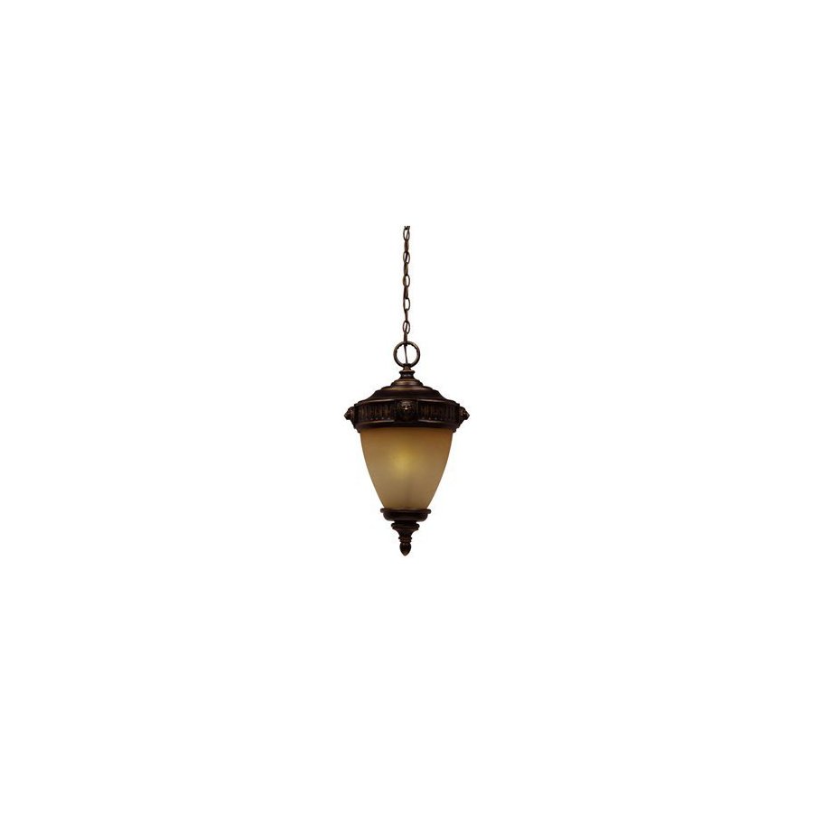 Triarch International Lion 21-in Oil-Rubbed Bronze Outdoor Pendant ...