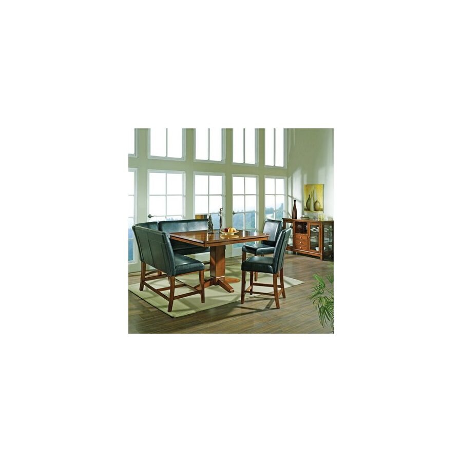 Steve Silver Company Plato Dark Oak Square Dining Table in the Dining ...