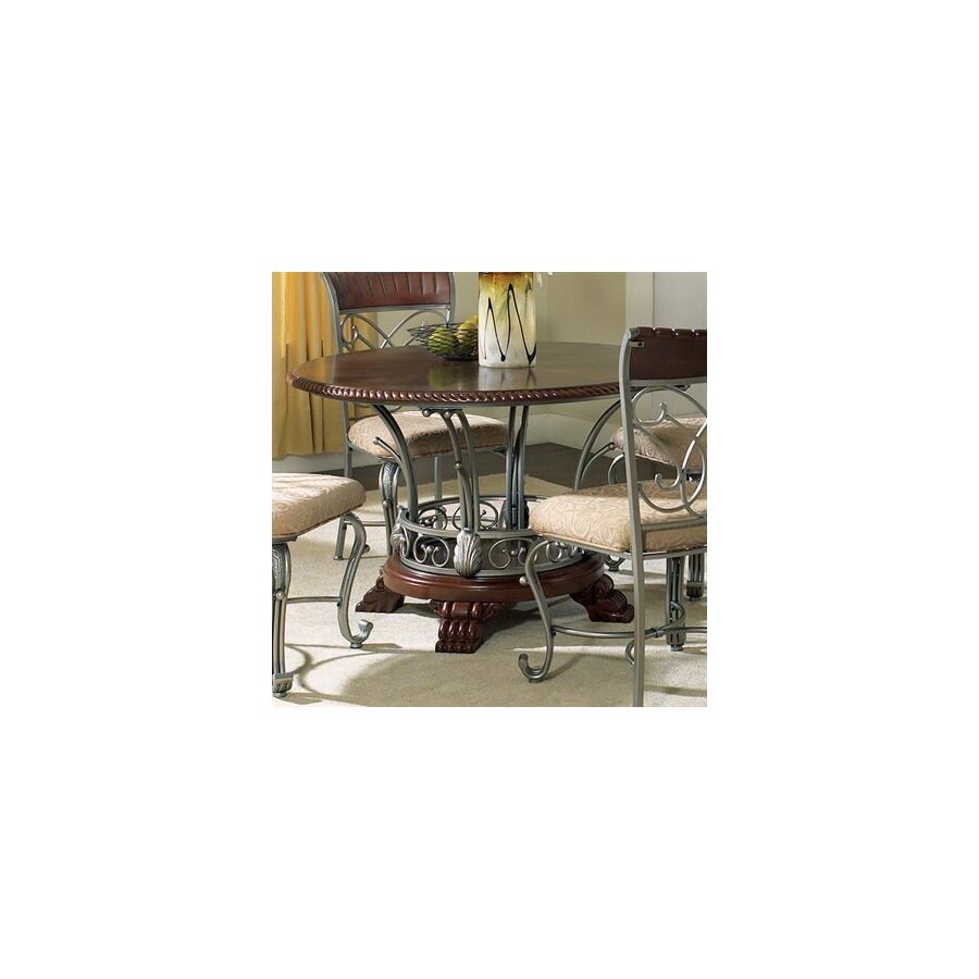 Steve Silver Company Sumatra Cherry Round Dining Table at Lowes.com