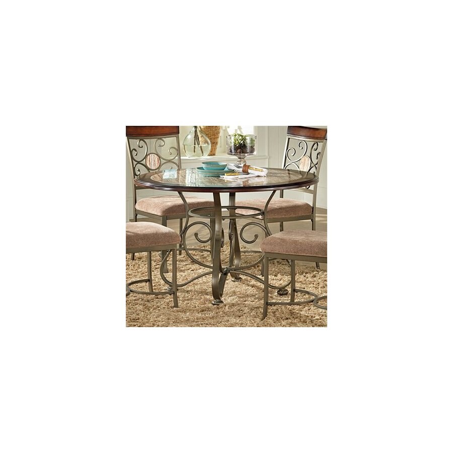 Steve Silver Company Thompson Birch Round Dining Table at Lowes.com