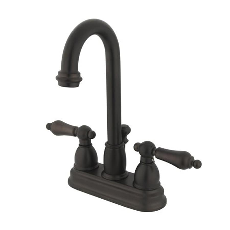 Elements of Design Chicago Oil-Rubbed Bronze 2-Handle 4-in Centerset ...