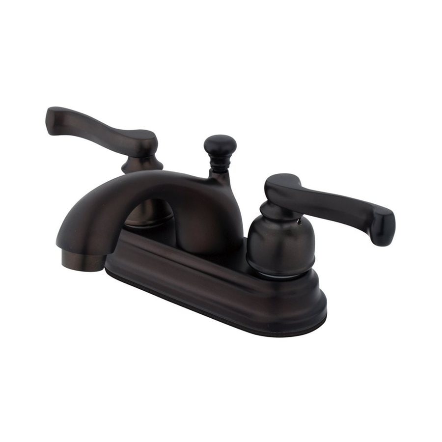 Elements of Design Atlanta Oil-Rubbed Bronze 2-Handle 4-in Centerset ...
