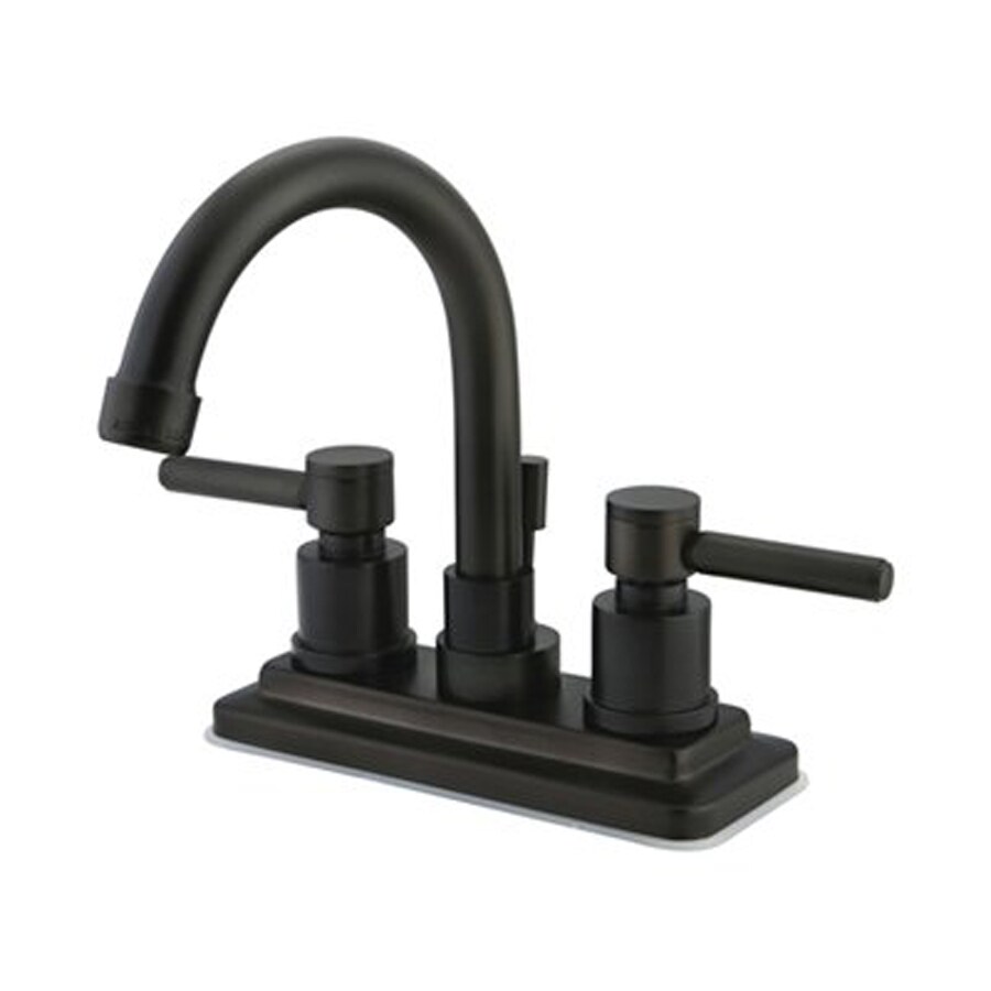 Elements of Design Oil-Rubbed Bronze 2-Handle 4-in Centerset Bathroom ...