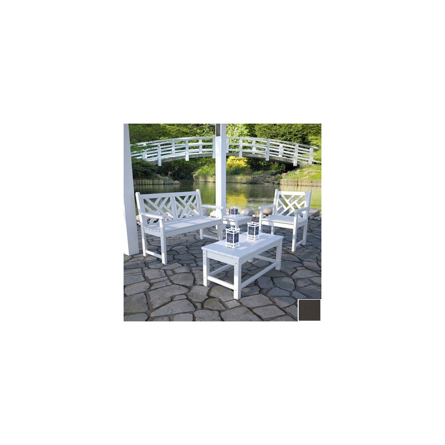 POLYWOOD 4-Piece Chippendale Patio Conversation Set at Lowes.com