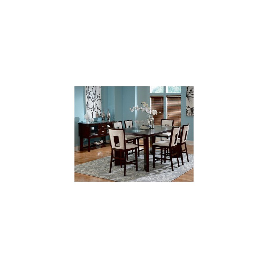 Steve Silver Company Delano Rich Espresso Dining Set in the Dining Room ...