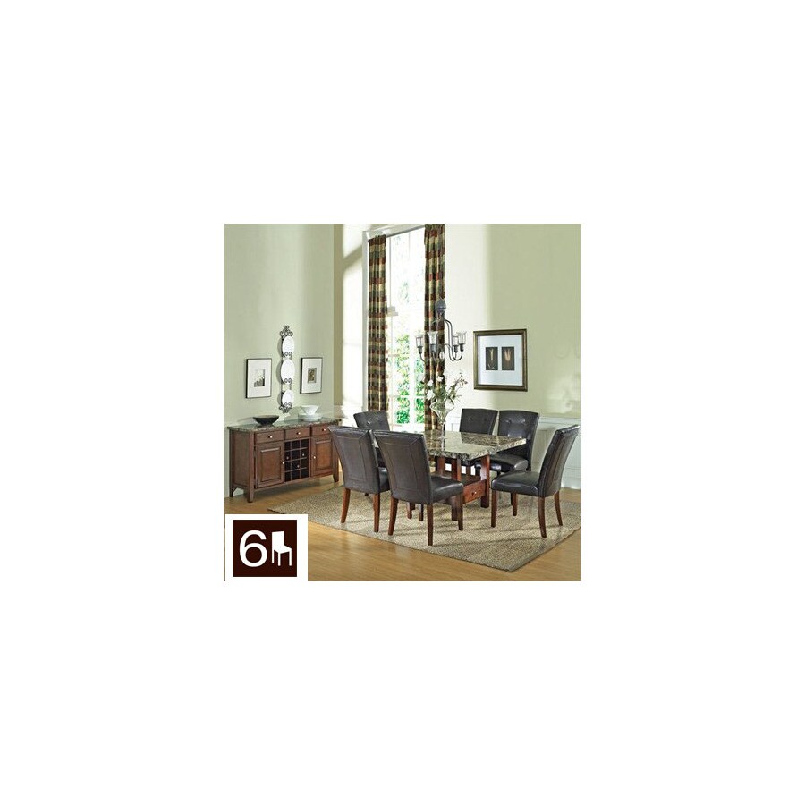 Steve Silver Company Montibello Rich Cherry Dining Set at Lowes.com