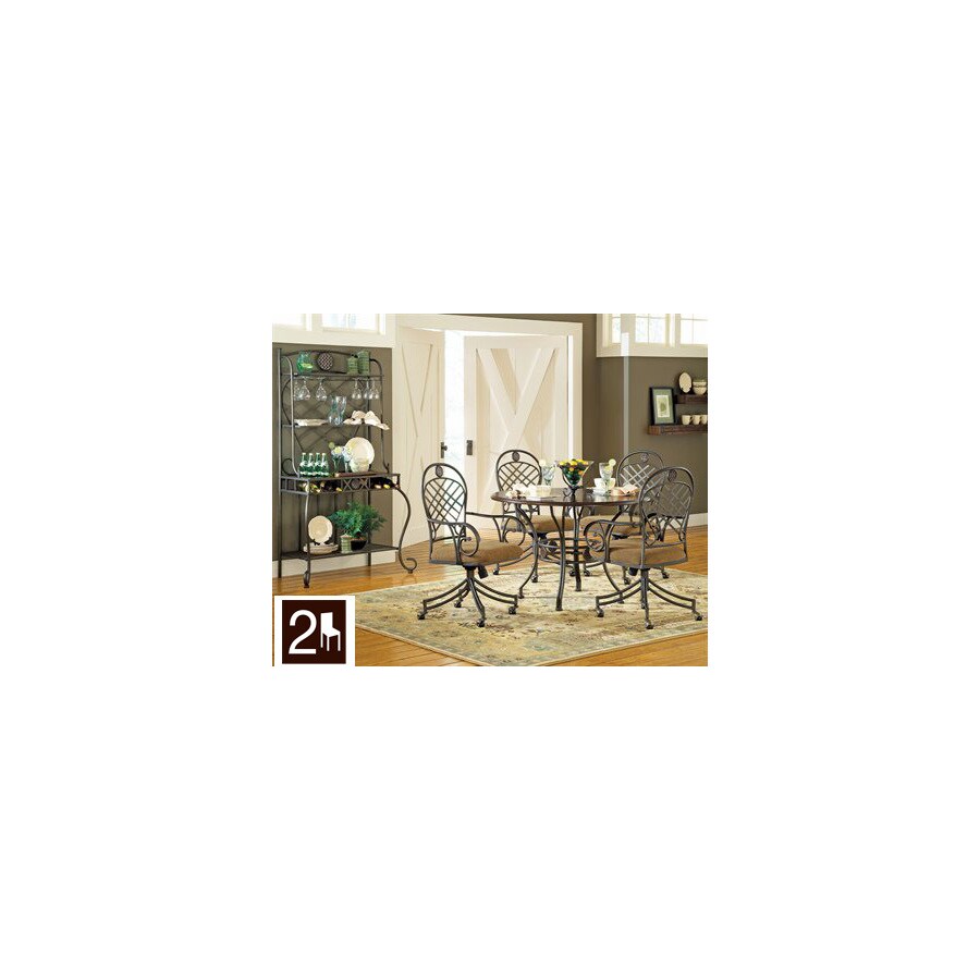 Steve Silver Company Wimberly Dark Cherry Dining Set at Lowes.com
