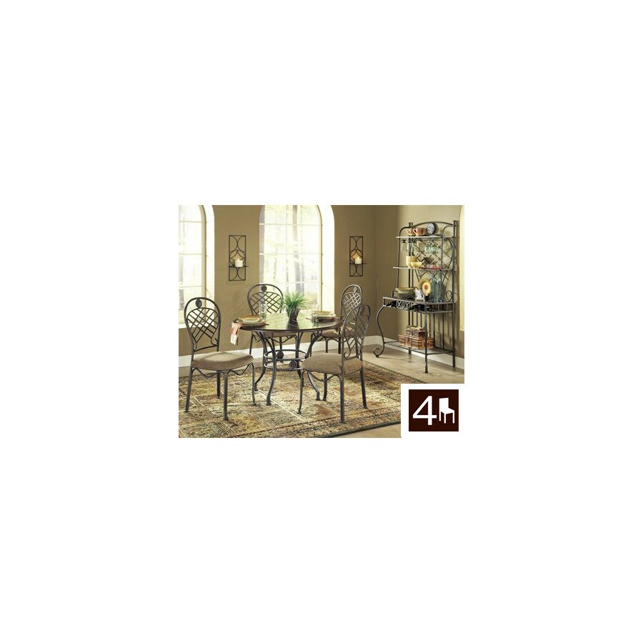Steve Silver Company Wimberly Dark Cherry Dining Set at Lowes.com