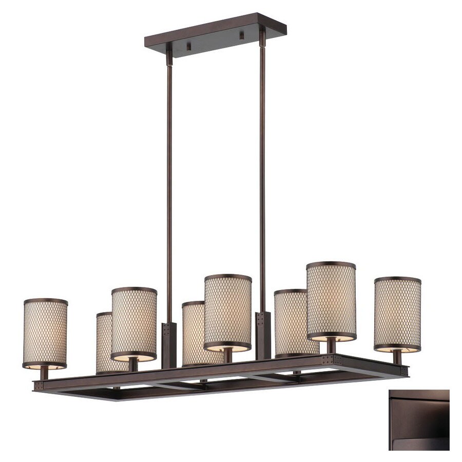 Philips Forecast 8-Light I Beam Merlot Bronze Chandelier at Lowes.com