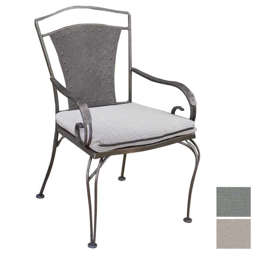 Cascadia Reston Wrought Iron Patio Dining Chair at Lowes.com